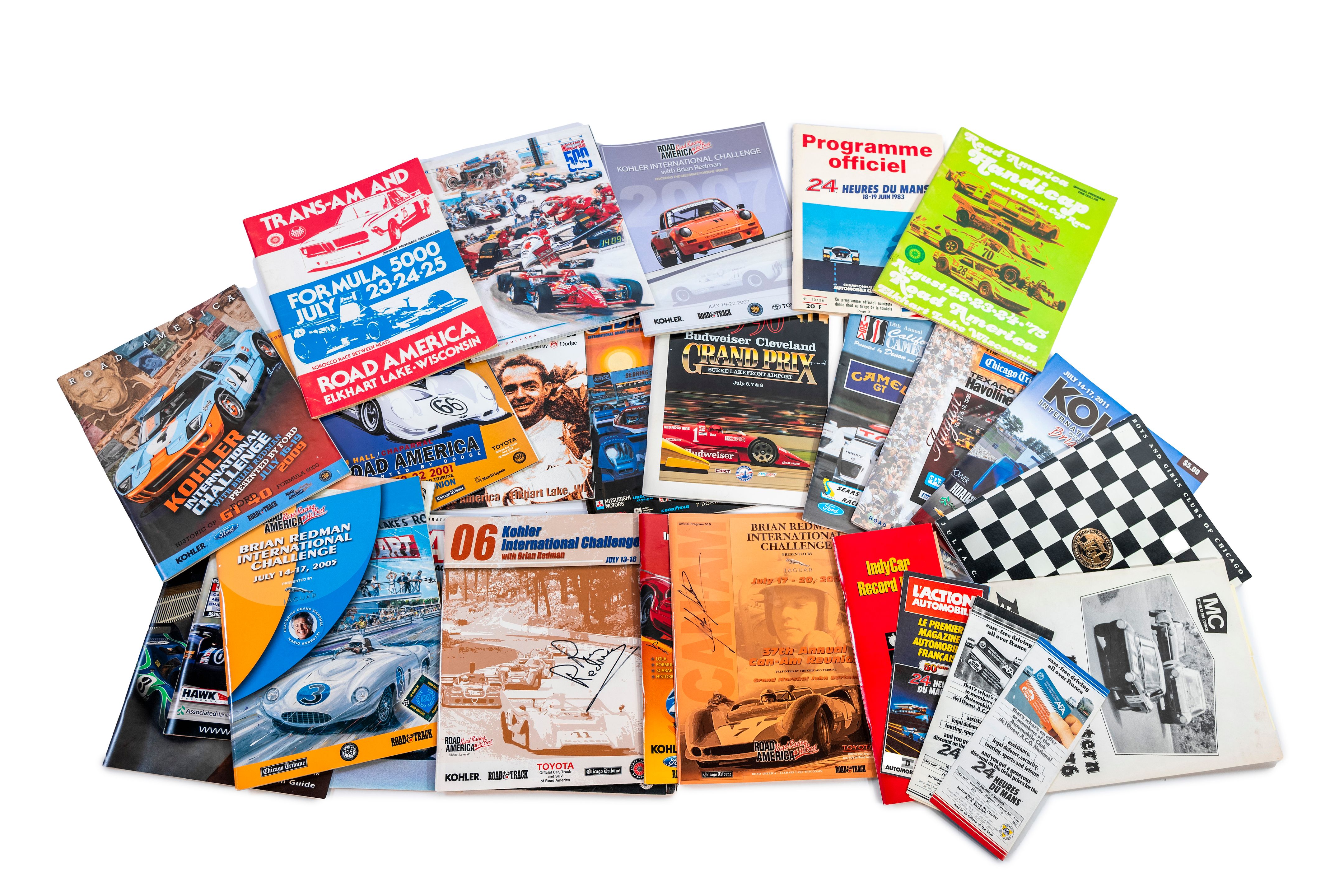 Bonhams Cars : A collection of racing event programs,