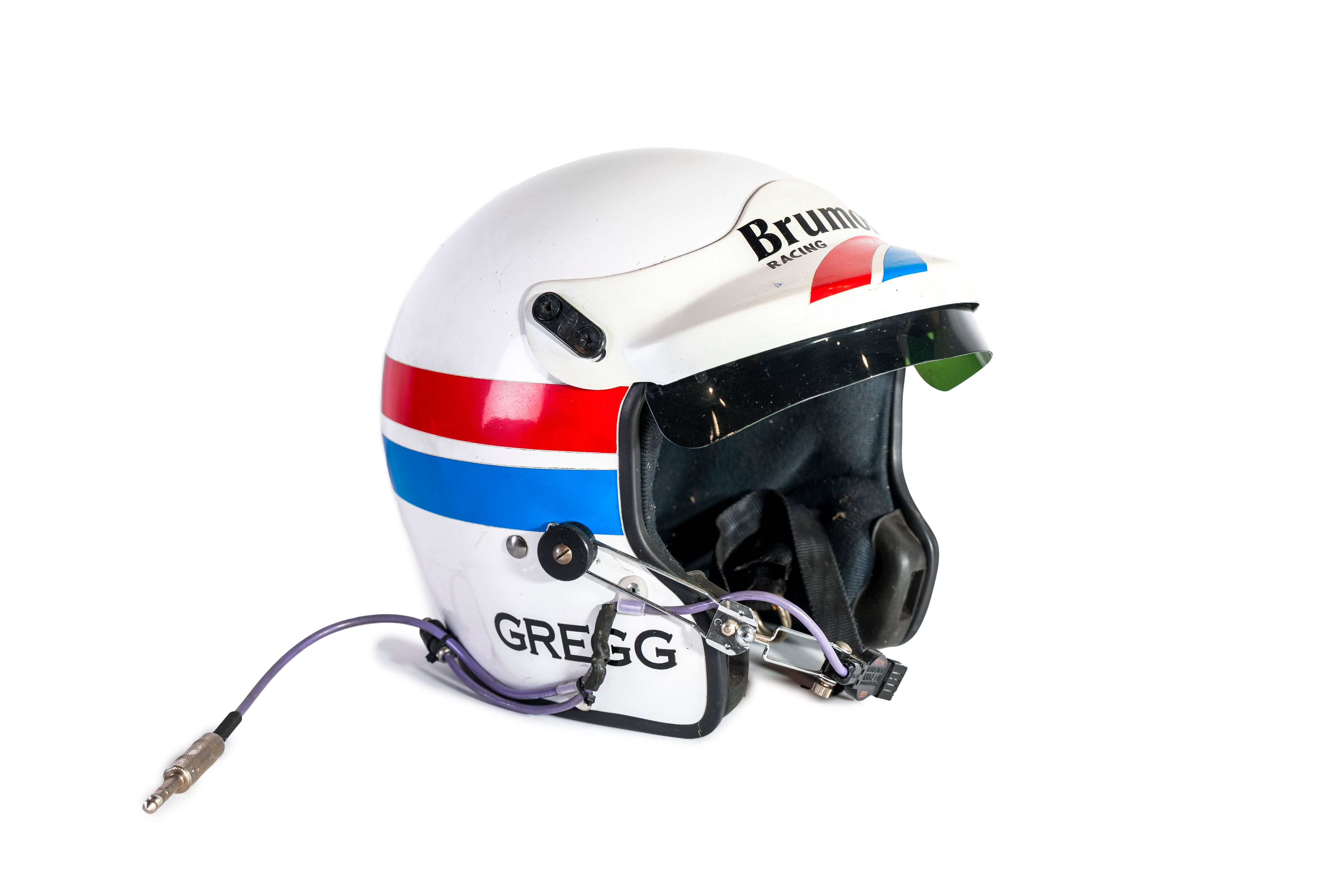Bonhams Cars : A used Peter Gregg Helmet,