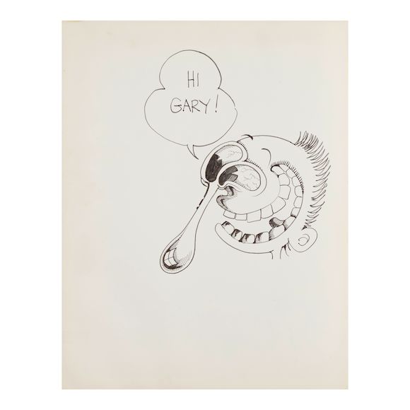 Bonhams : Gary Burden's Personal & Working Sketchbook 7 featuring ...