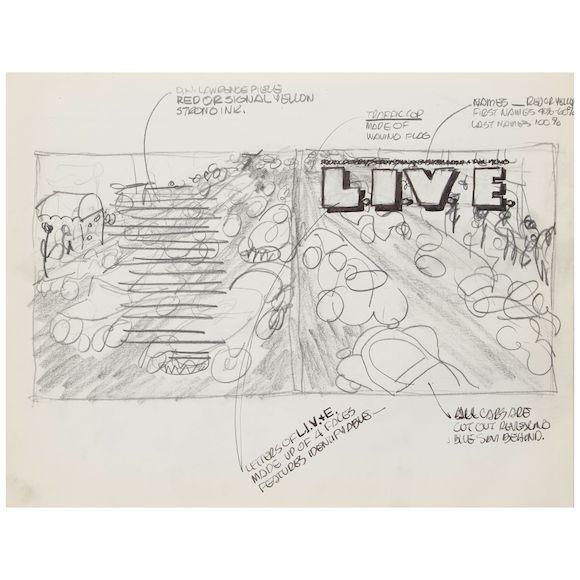 Bonhams : Gary Burden's Personal & Working Sketchbook 7 featuring ...