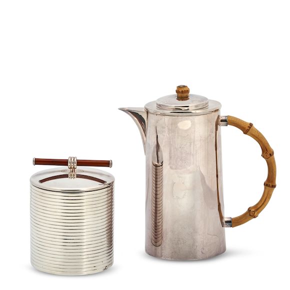 Bonhams Skinner : GUCCI COFFEE POT AND CHRISTOFLE HUMIDOR coffee pot ...