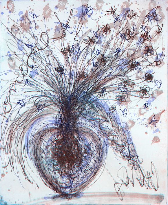 Bonhams Skinner : DALE CHIHULY (B. 1941) "IKEBANA" VITREOGRAPH United ...