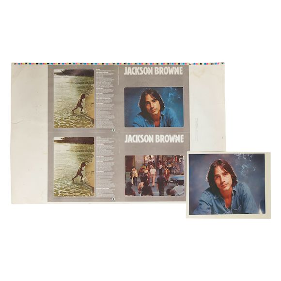 Bonhams : Jackson Browne: A group of album cover proofs for both The ...