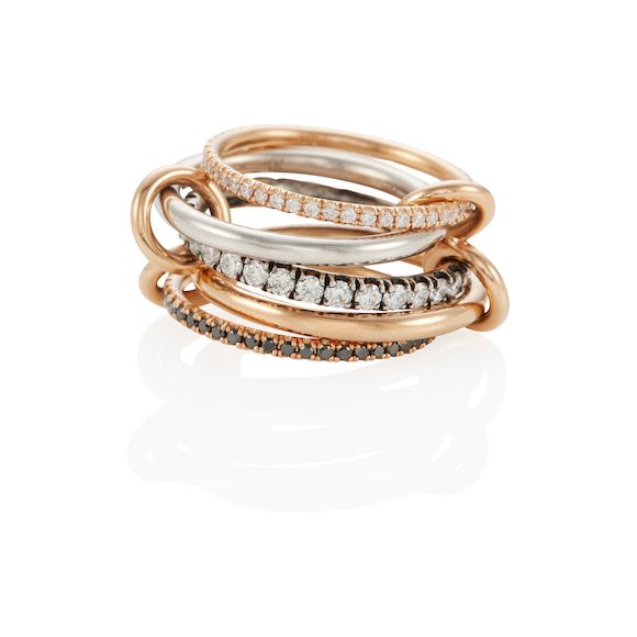 Bonhams : SPINELLI KILCOLLIN: 18K GOLD, BLACK DIAMOND AND DIAMOND ...