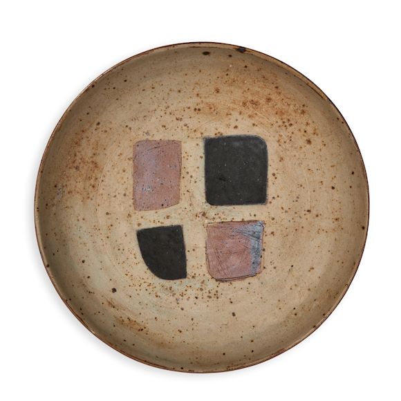 Bonhams Skinner : JEAN LERAT (1913-1992) SHALLOW BOWL La Borne, France ...
