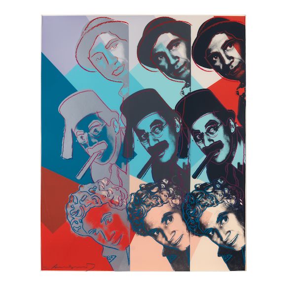 Bonhams : Andy Warhol (1928-1987); The Marx Brothers, from Ten ...