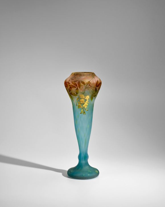 Bonhams : DAUM FRERES (FOUNDED 1825) Vasecirca 1910glass, overlaid and ...