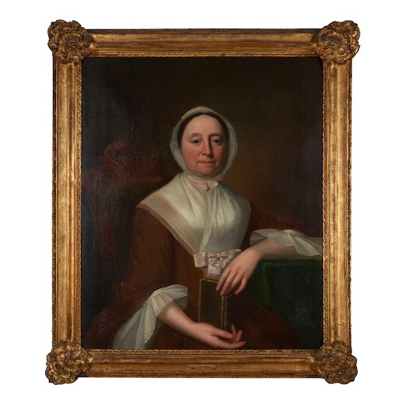 Bonhams Skinner : American School (19th century) Portrait of Miss Townsend