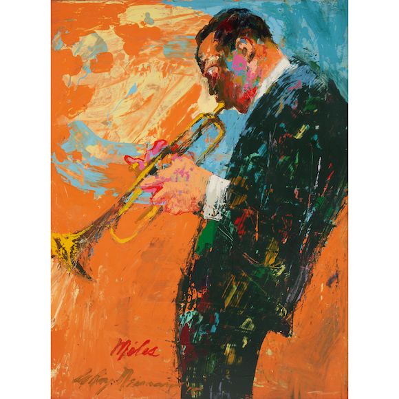 Bonhams Skinner : LeRoy Neiman (American, 1921-2012) Miles Davis ...