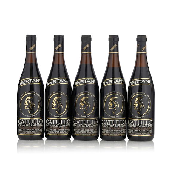 Bonhams Skinner : Bertani, Catullo Vino da Tavola del Veneto, 1986 (5 ...