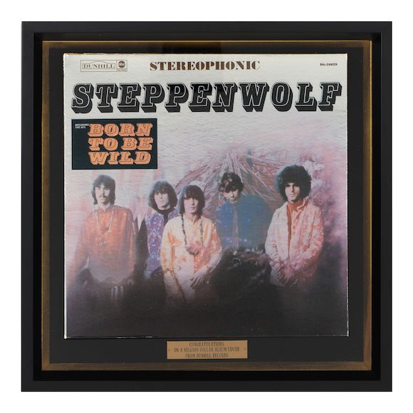 Bonhams : Steppenwolf: A presentation award for the album Steppenwolf ...