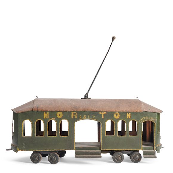 Bonhams Skinner : Scale Model of a "Morton" Trolley Car United States ...