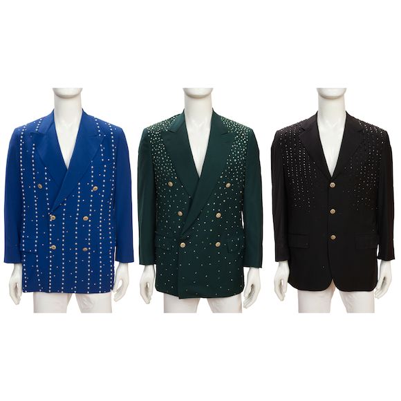 Bonhams : THREE RICHARD SIMMONS CUSTOM EMBELLISHED SUIT JACKETSHouse of ...