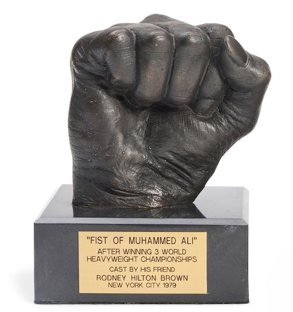 Bonhams Skinner : Rodney Hilton Brown Fist of Muhammad Ali, 1981