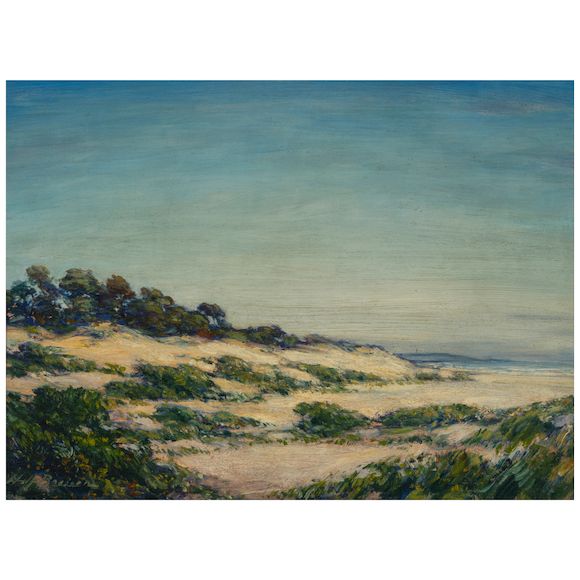 Bonhams : Henry Joseph Breuer (1860-1932) Near Asilomar 11 3/4 x 16 in.