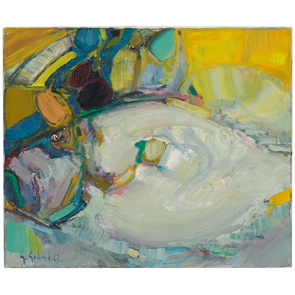 Bonhams : GABRIEL GODARD (1933-2023) Poissons 18 x 21 1/2 in (45.7 x 54 ...