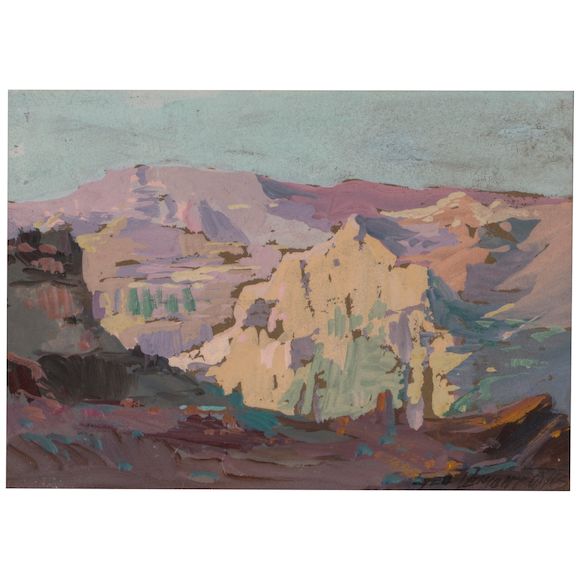 Bonhams : George Demont Otis (1879-1962) De Vargas Street (Santa Fe ...