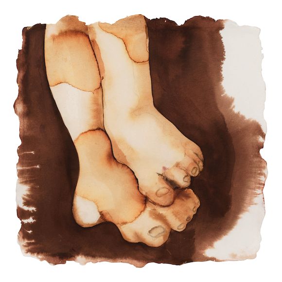 Bonhams : JUDITH HUDSON (B. 1946) Touch 15 x 14 7/8 in (38 x 37.7 cm ...