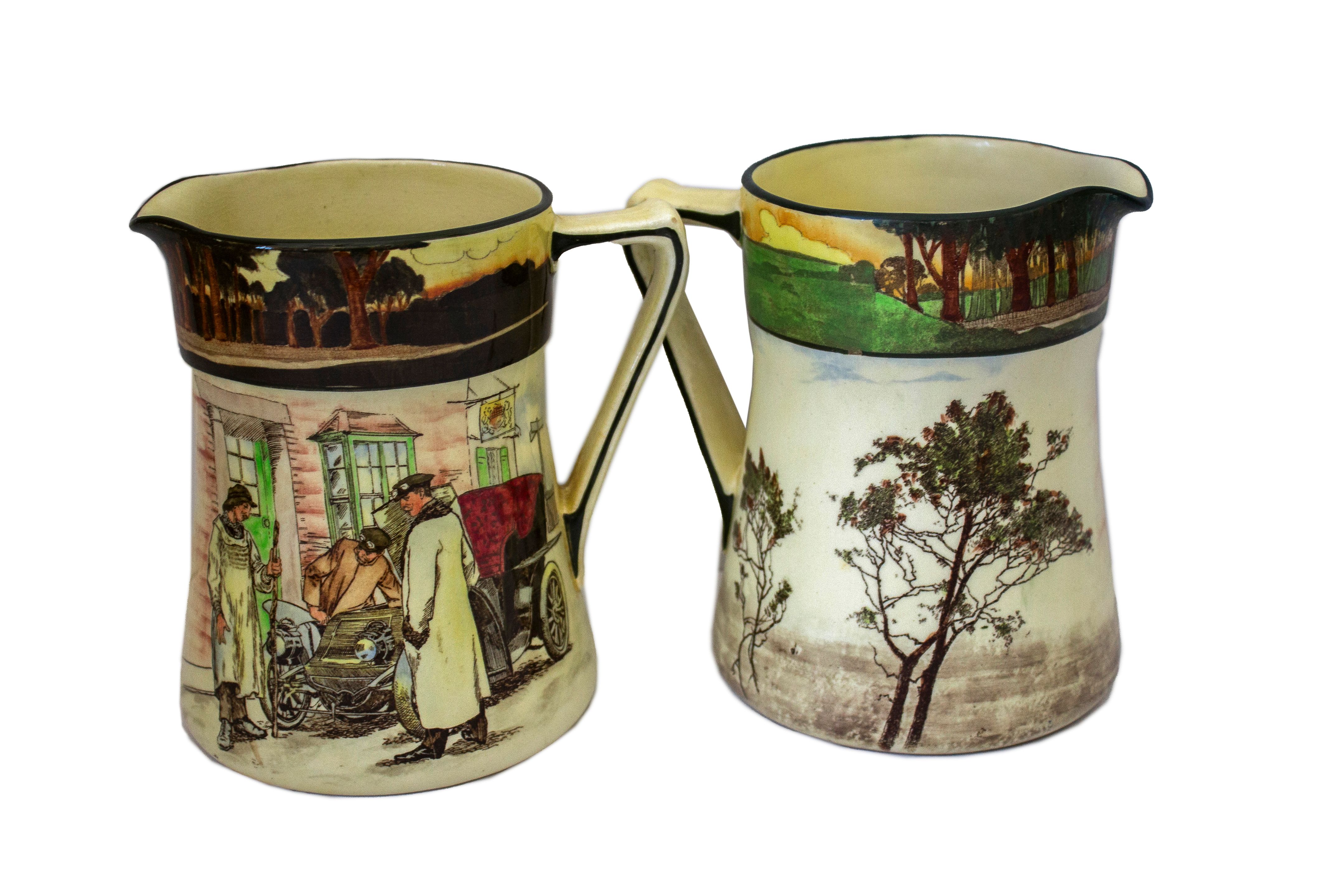 Bonhams Cars : A pair of Royal Doulton 'Series Ware' motoring tankards ...