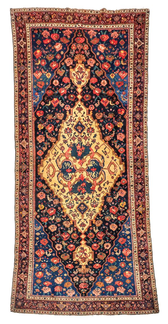 Bonhams Skinner : Kolyai Kurd Rug Iraq 5 ft. 7 in. x 11 ft. 9 in.