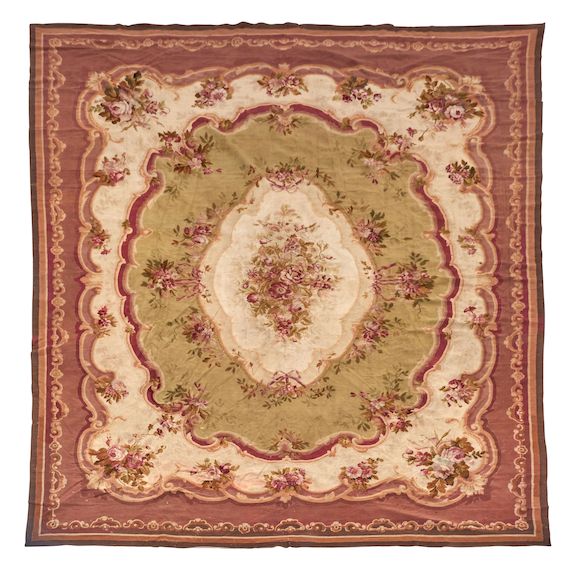 Bonhams Skinner : French Aubusson Carpet France 13 ft. 4 in x 17 ft. 2 in.