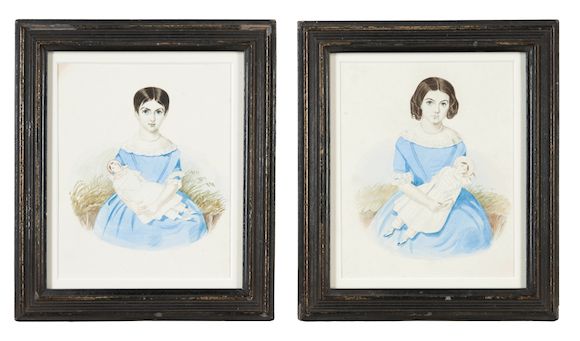 Bonhams Skinner : Attributed to Henry Walton (1804-1865) Two Portraits ...