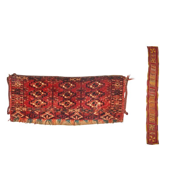 Bonhams Skinner : Tekke Torba and Turkmen Band Turkestan 2 ft. 4 in. x ...