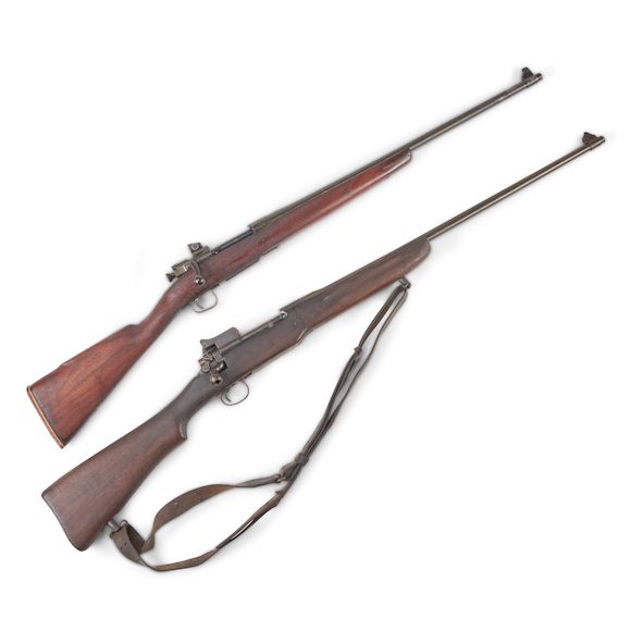 Bonhams Skinner : TWO SPORTERIZED U.S. MILITARY BOLT ACTION RIFLES ...