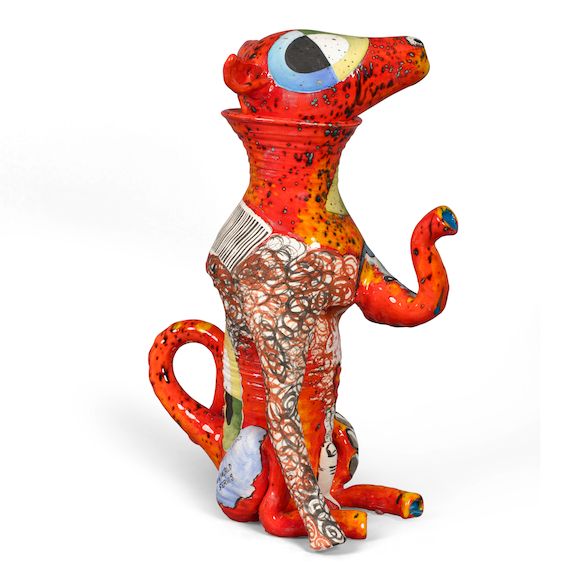 Bonhams : MICHAEL LUCERO (BORN 1953) Zoomorphic Teapot1993from the New ...