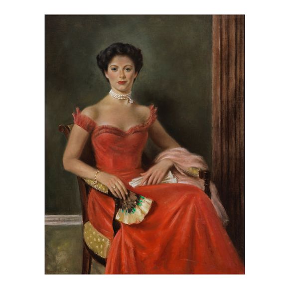 Bonhams : Eugene Edward Speicher (1883-1962) Miss Gloria Stroock 46 x ...