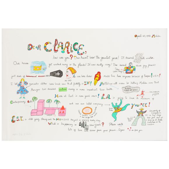Bonhams Skinner : Niki de Saint Phalle (1930-2002); Untitled, from ...