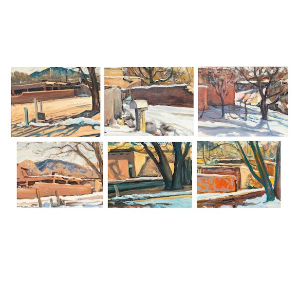 Bonhams : Arthur Earl Haddock (1895-1980) The Shoebox Paintings (group ...