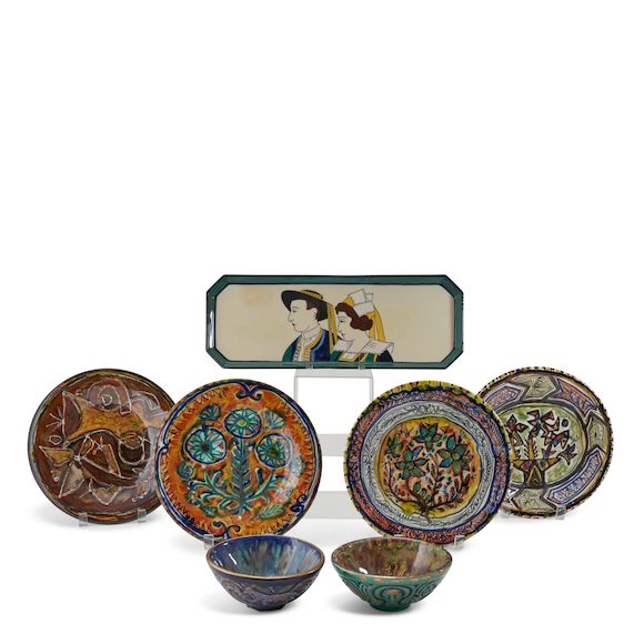Bonhams Skinner : SEVEN PIECES OF QUIMPER TABLEWARES Quimper, France, c ...