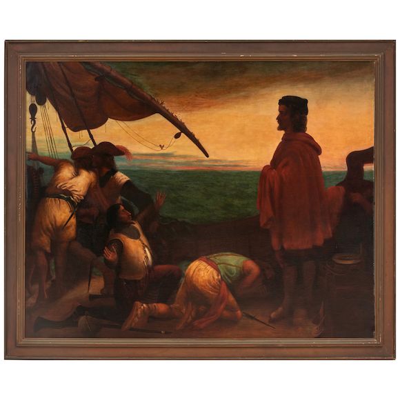 Bonhams Skinner : Attributed to Sir George Harvey (Scottish, 1806-1876) Dawn Revealing the New ...