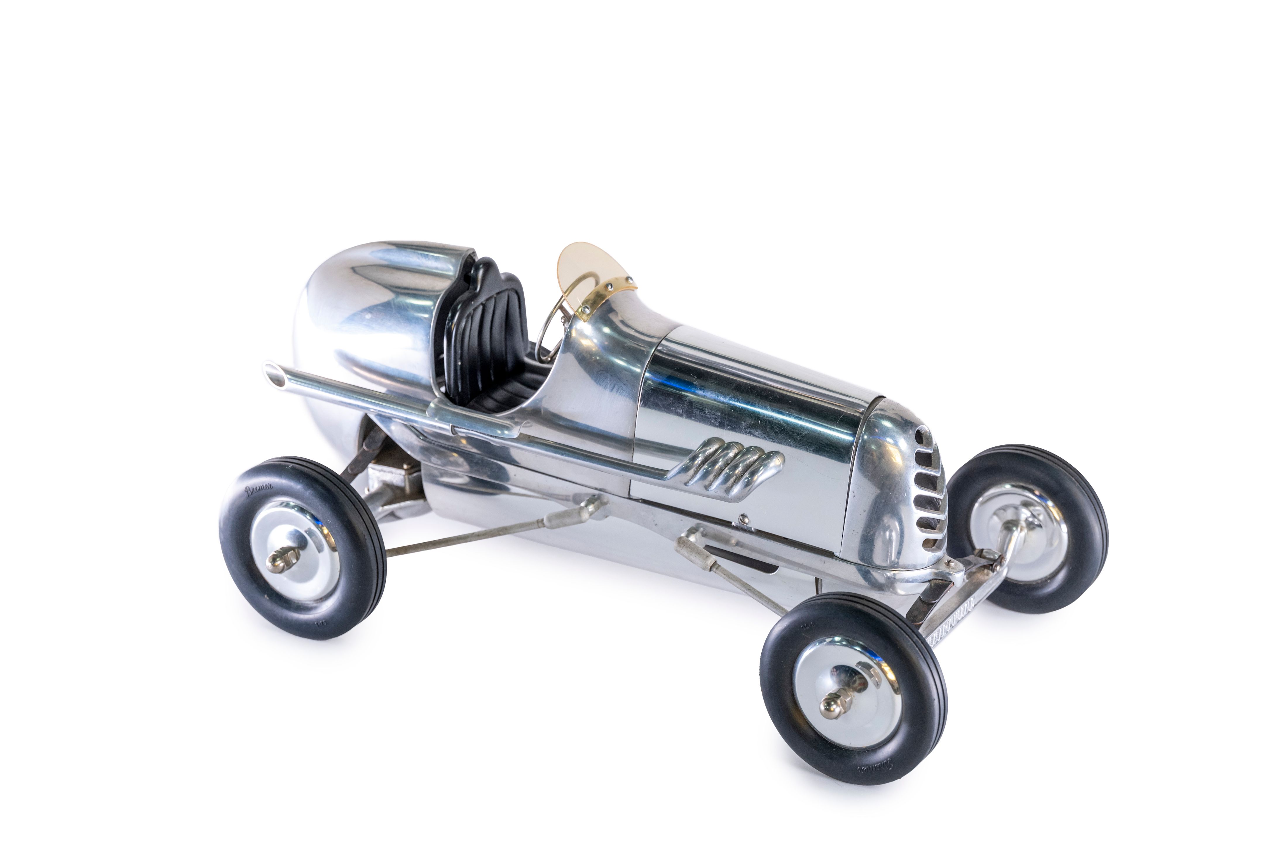 Bonhams Cars : A Whirlwind polished aluminum Tether car,
