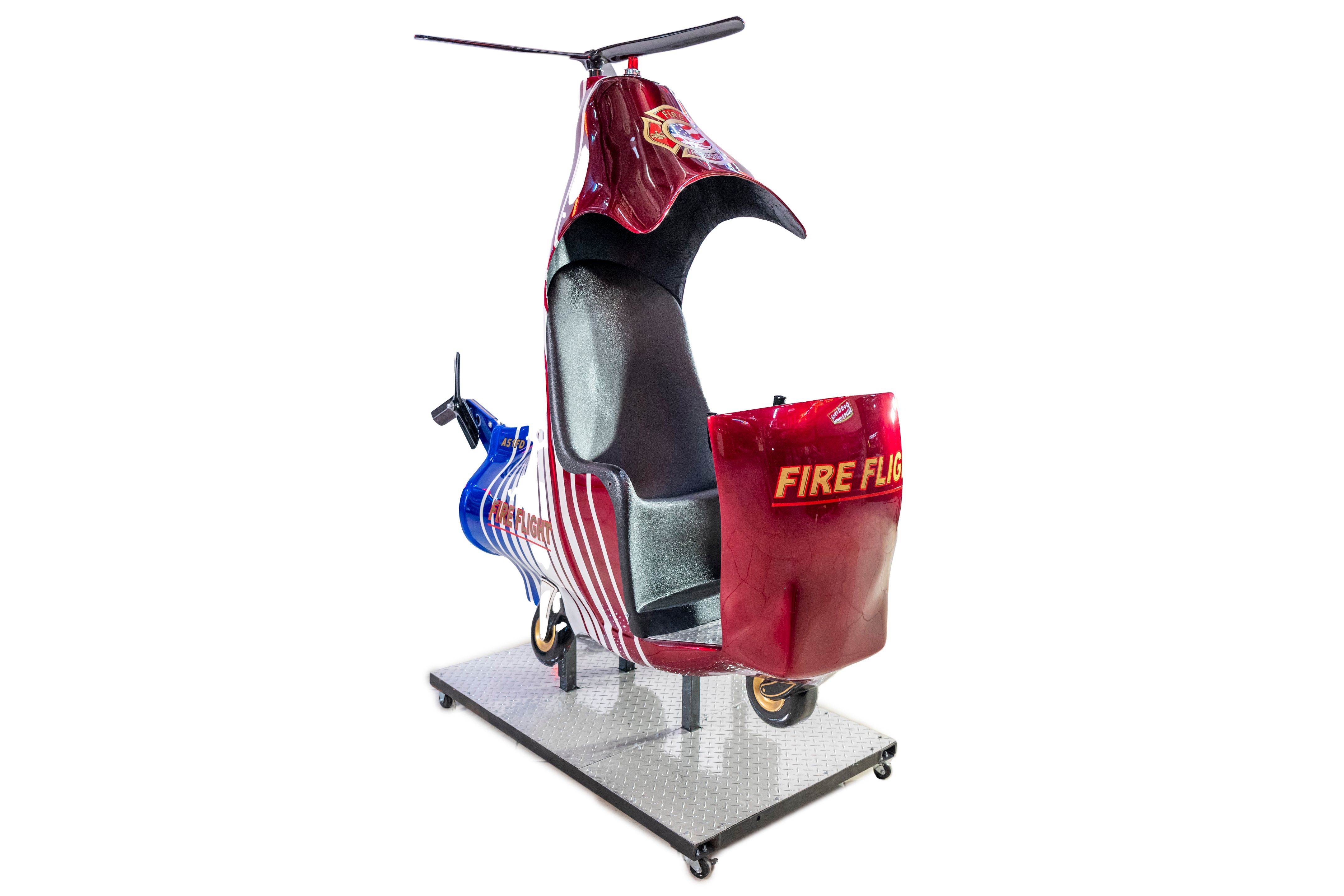 Bonhams Cars : A Fire Rescue Fire Flight helicopter coin-operated children's ride,