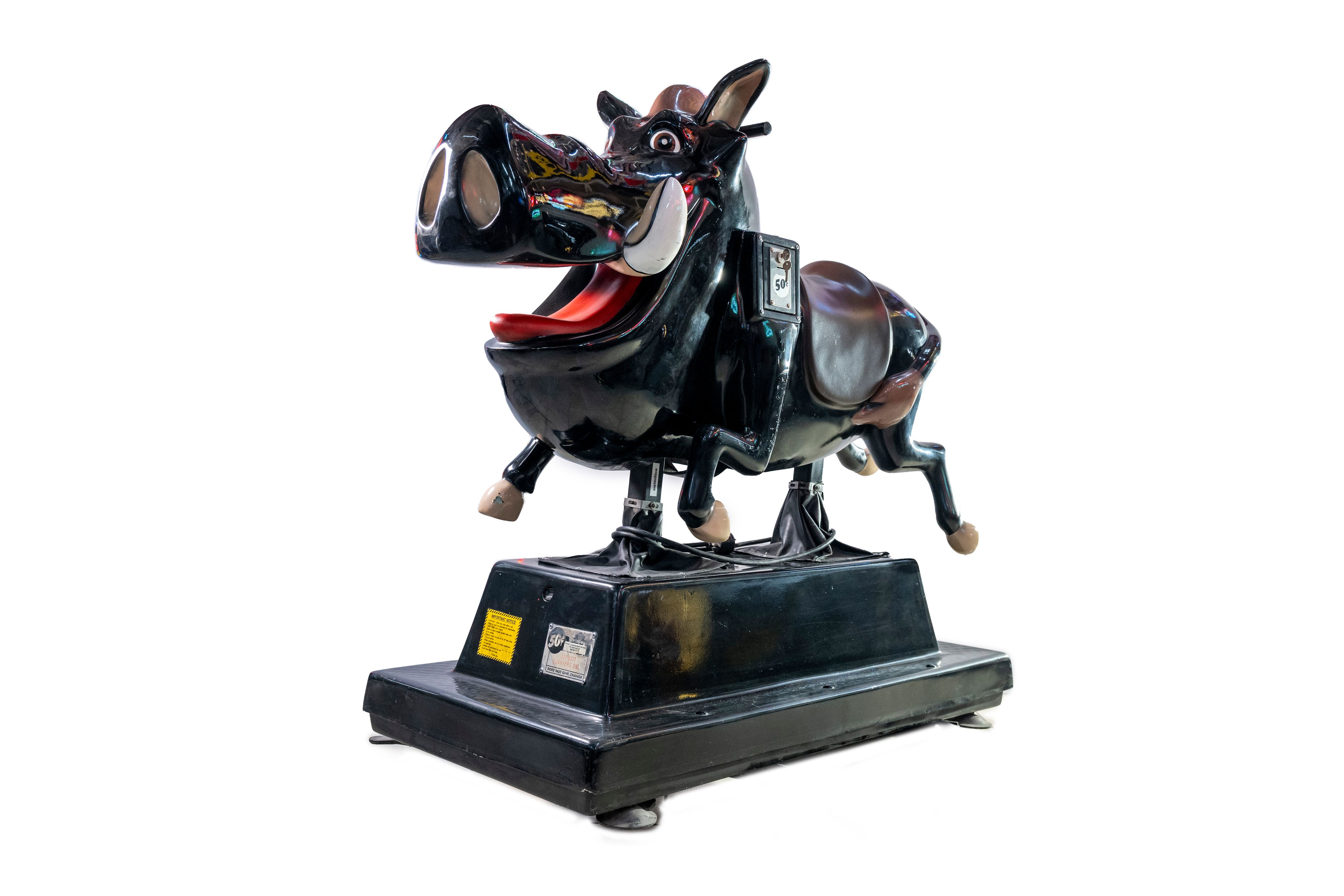 Bonhams Cars : A Pumbaa 'Lion King' inspired coin-operated children's ride,