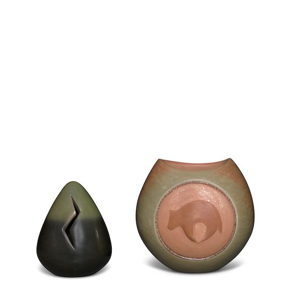 Bonhams : Two Russell Sanchez pottery objects