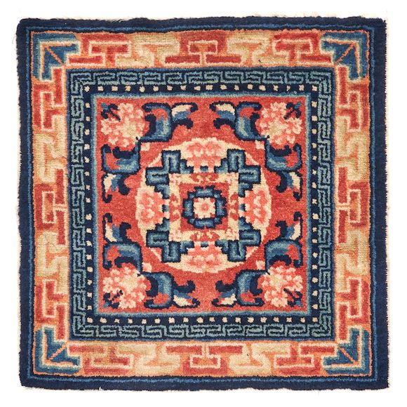 Bonhams Skinner : Chinese Mat China 2 ft. 3 in. x 2 ft. 3 in.