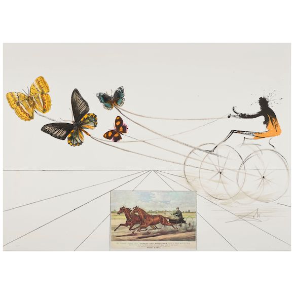 Bonhams Skinner : Salvador Dalí (1904-1989); American Trotting Horses ...