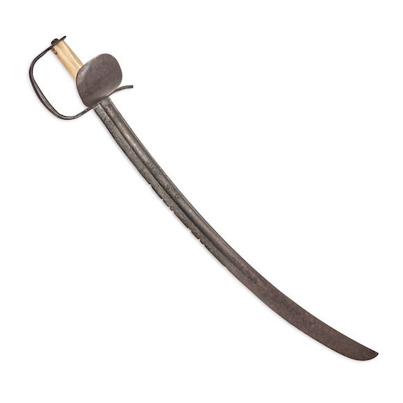 Bonhams Skinner : AN 18TH CENTURY CUTLASS.