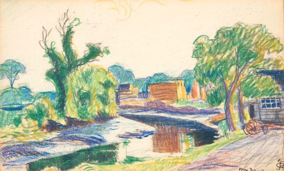 Bonhams Skinner : Oscar Bluemner (1867-1938) Bronx River
