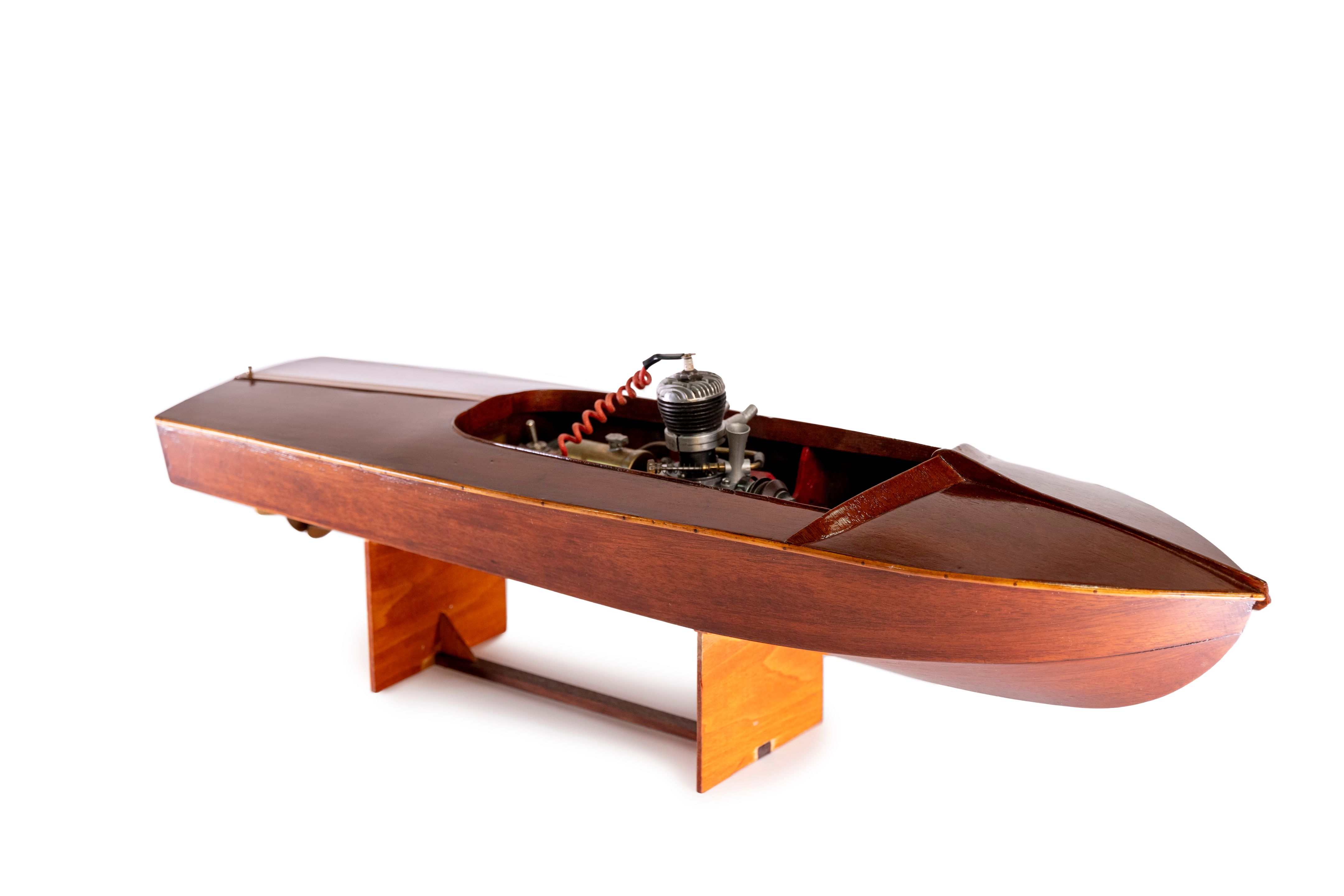 Bonhams Cars : A Wooden, Chris Craft style, gas powered, model kit ...