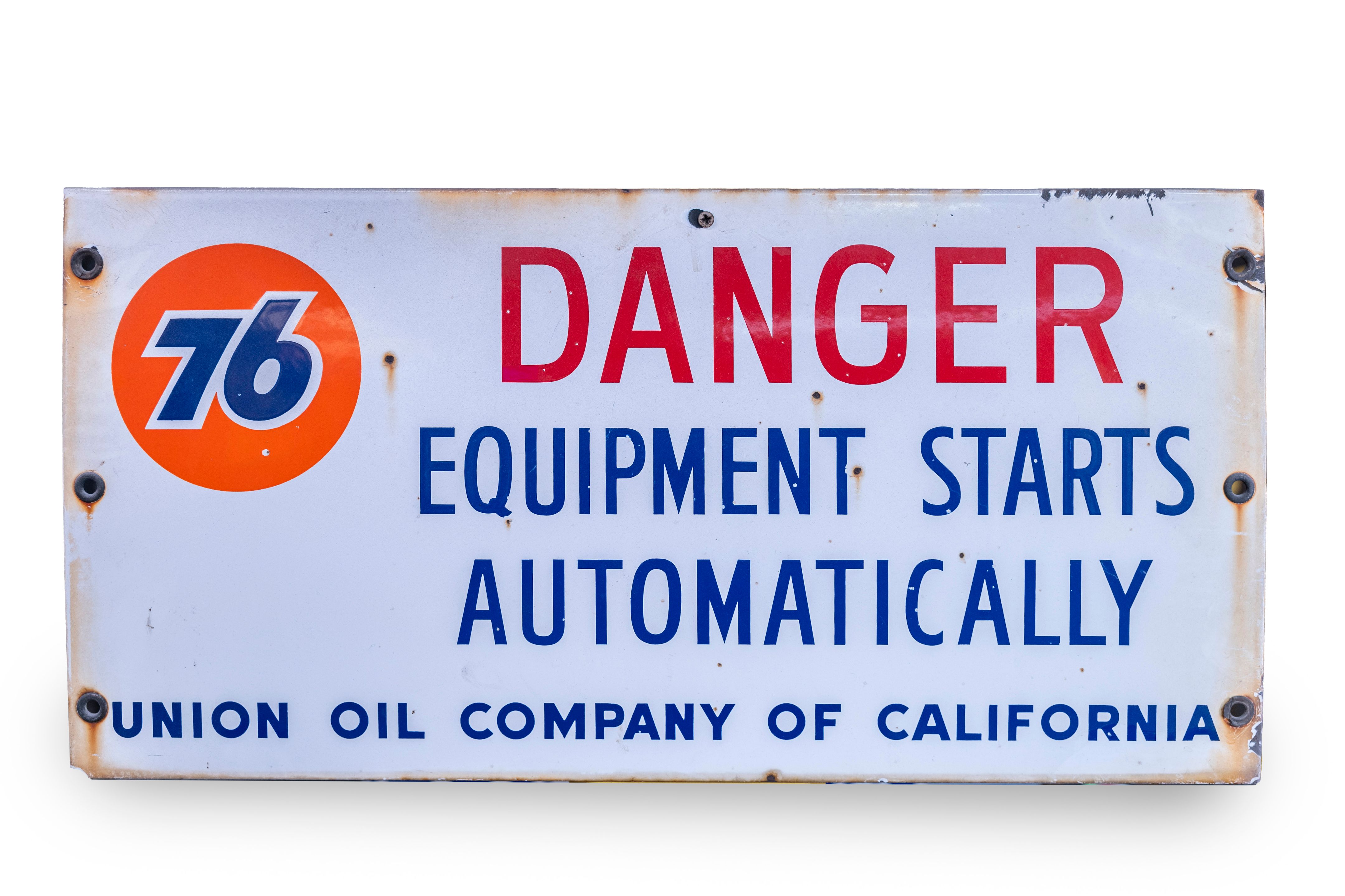 Bonhams Cars : A Union 76/Union oil porcelain sign,