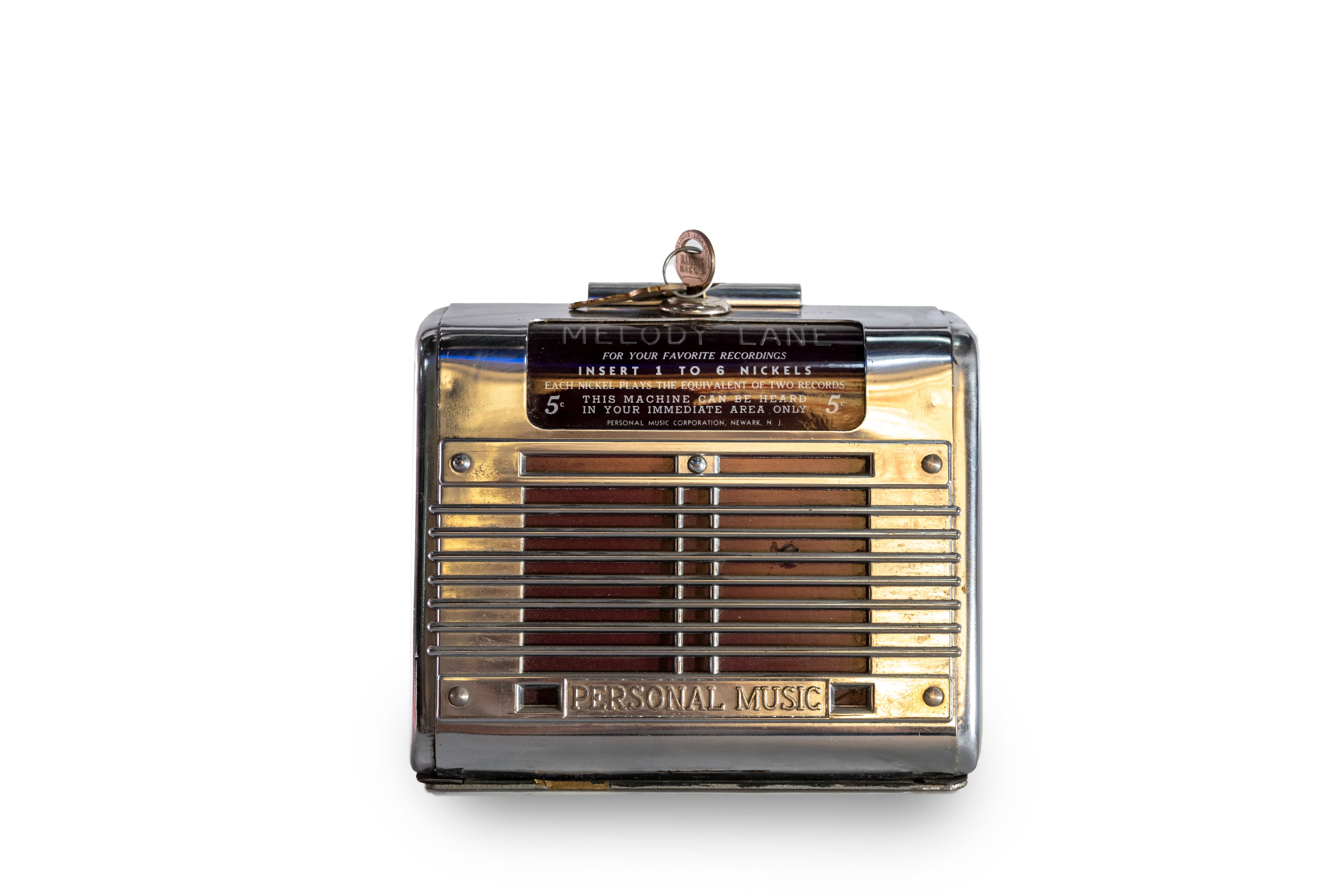 Bonhams Cars : A 'Melody Lane' tabletop coin-op juke box,