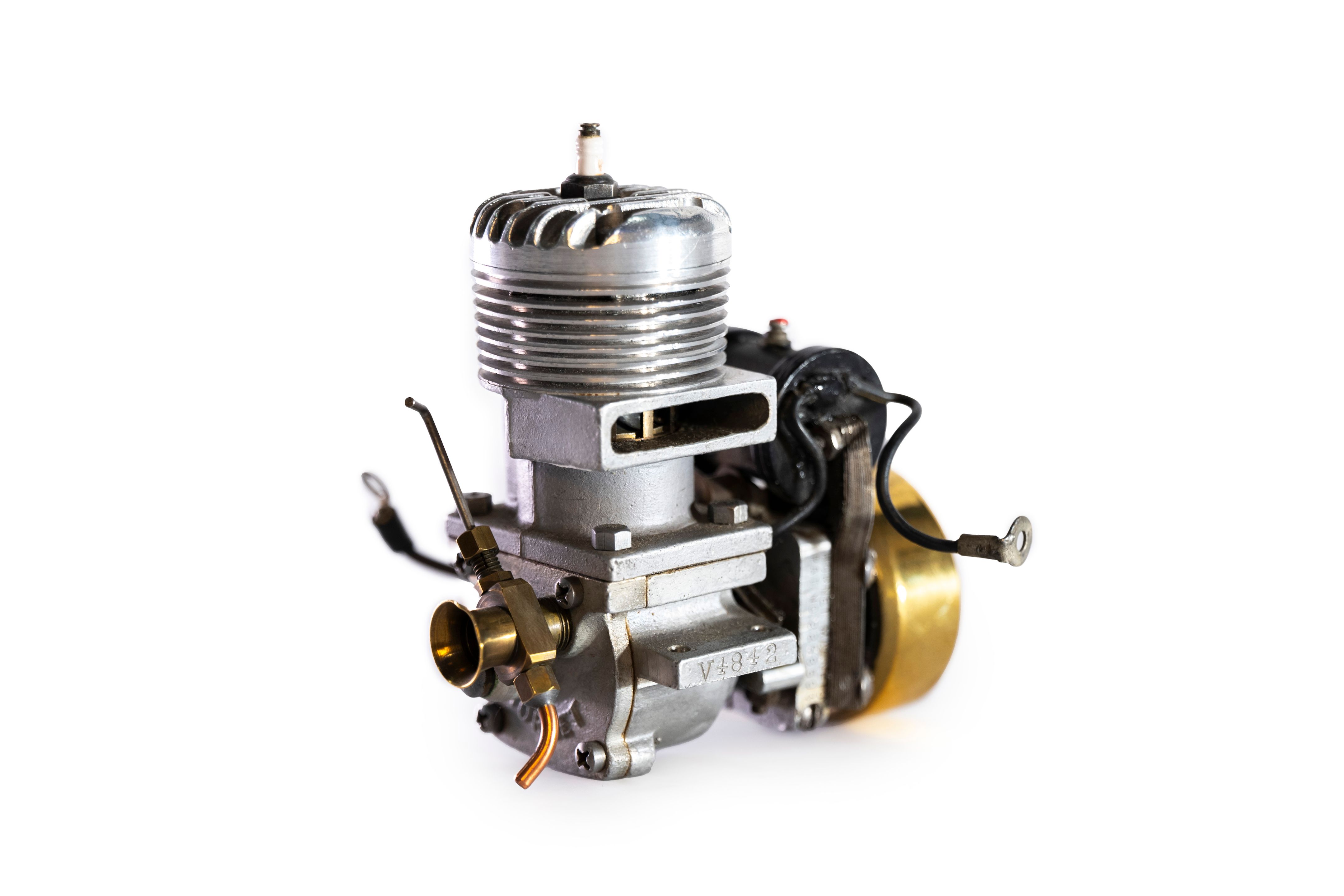 Bonhams Cars : A Hornet tether car engine and magneto, circa 1940s,