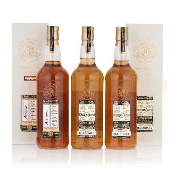 Bonhams Skinner : Aultmore Duncan Taylor Dimensions 10 Years Old, 2008 ...