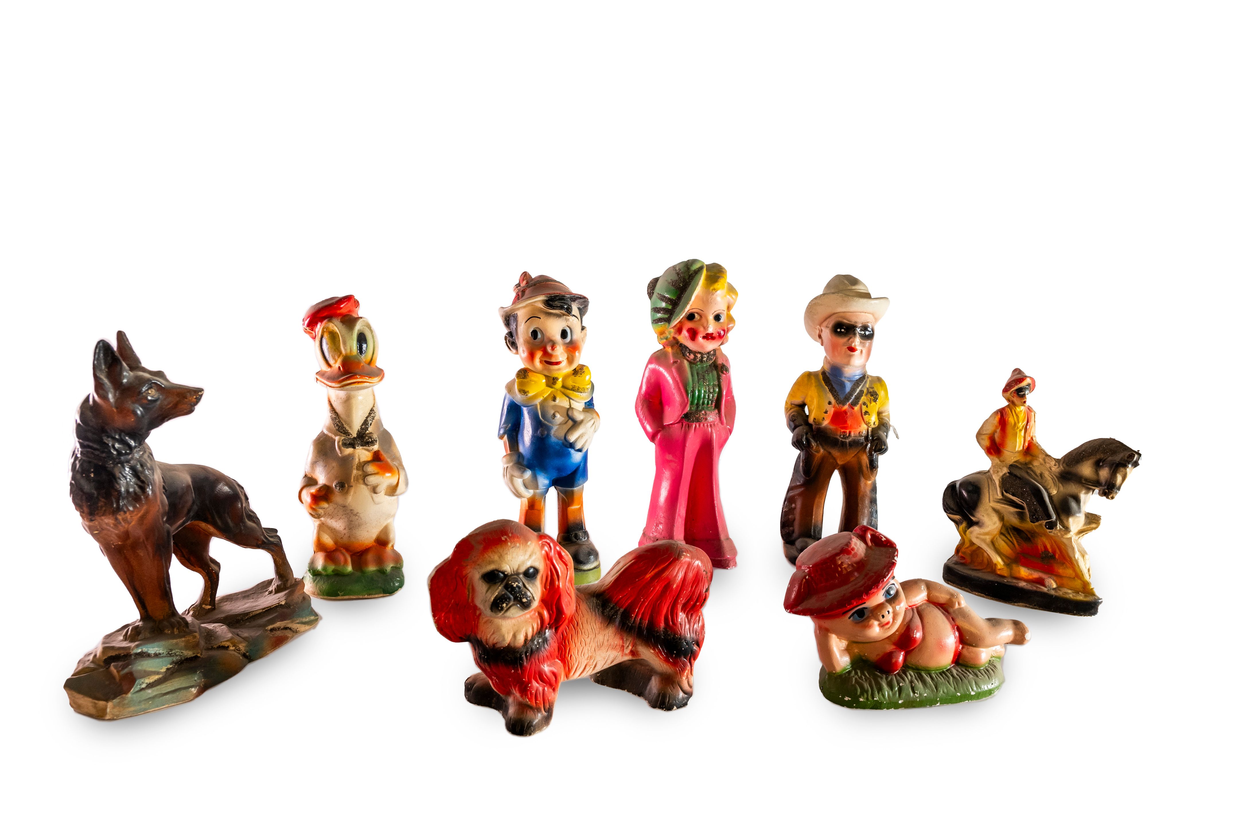 Bonhams Cars : A collection of chalk statues,