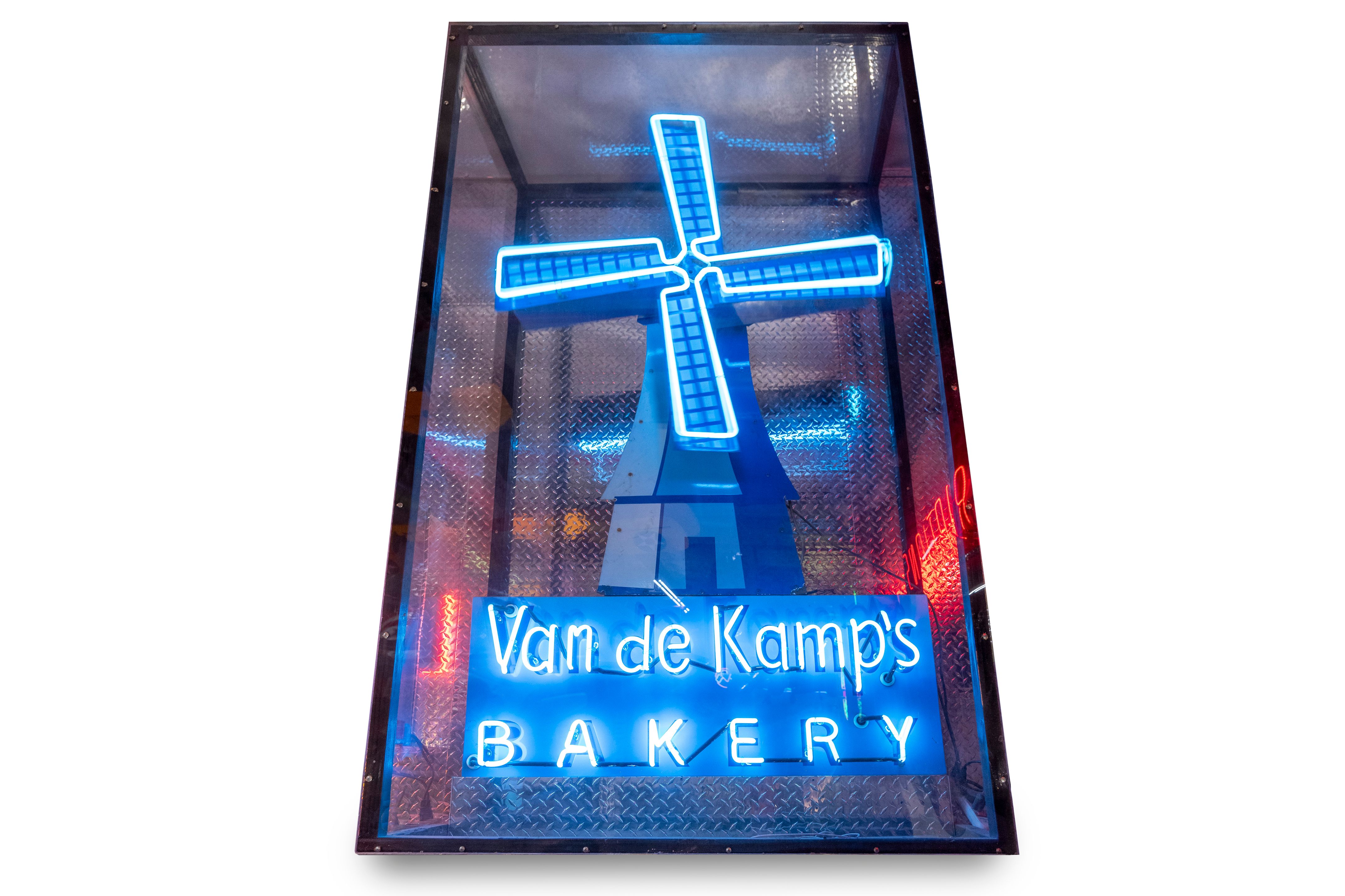 Bonhams Cars : A 'Van de Kamp's Bakery' windmill 3D porcelain neon sign ...