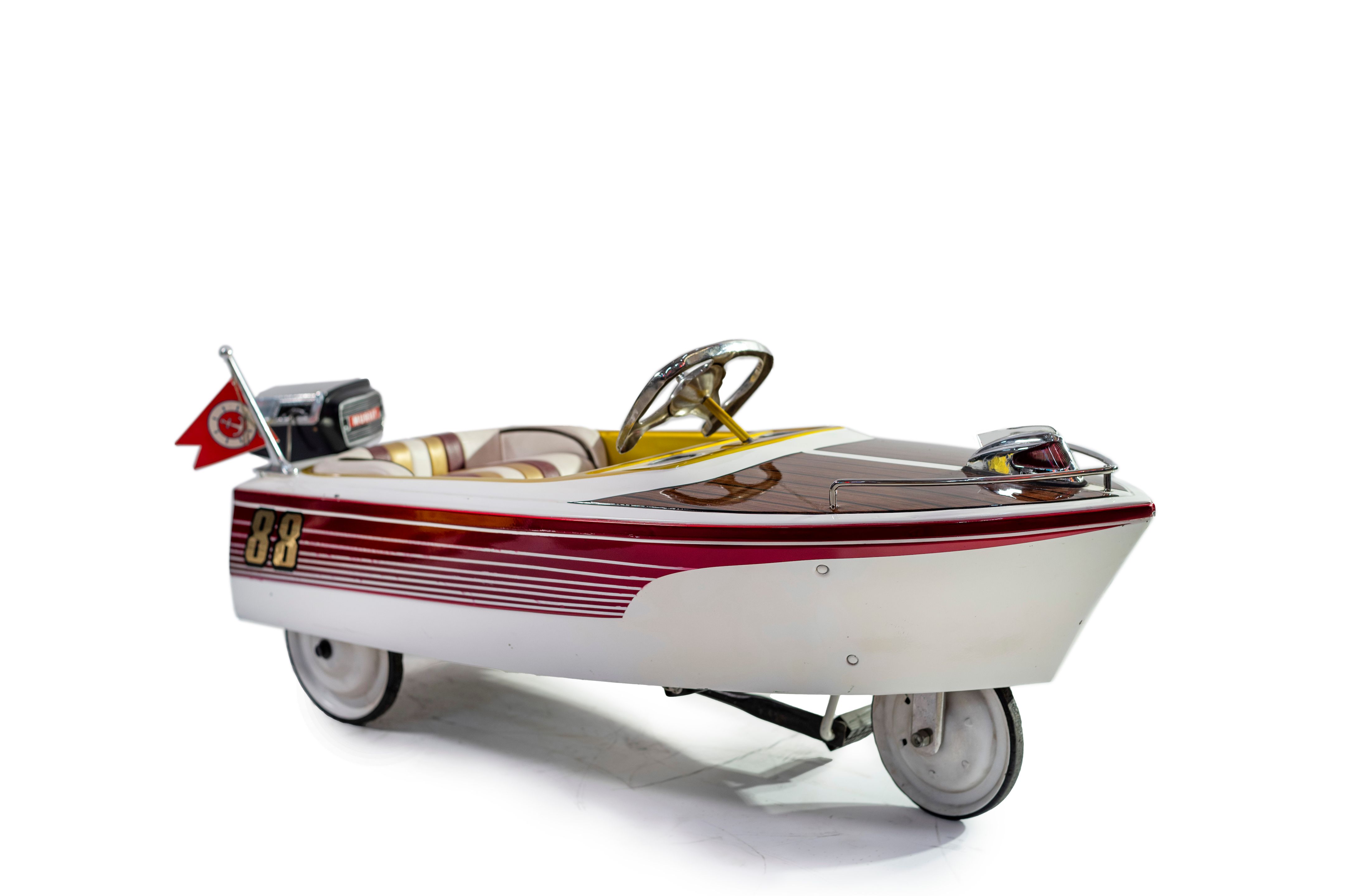 Bonhams Cars : A Jolly Roger boat pedal toy, by Murray,